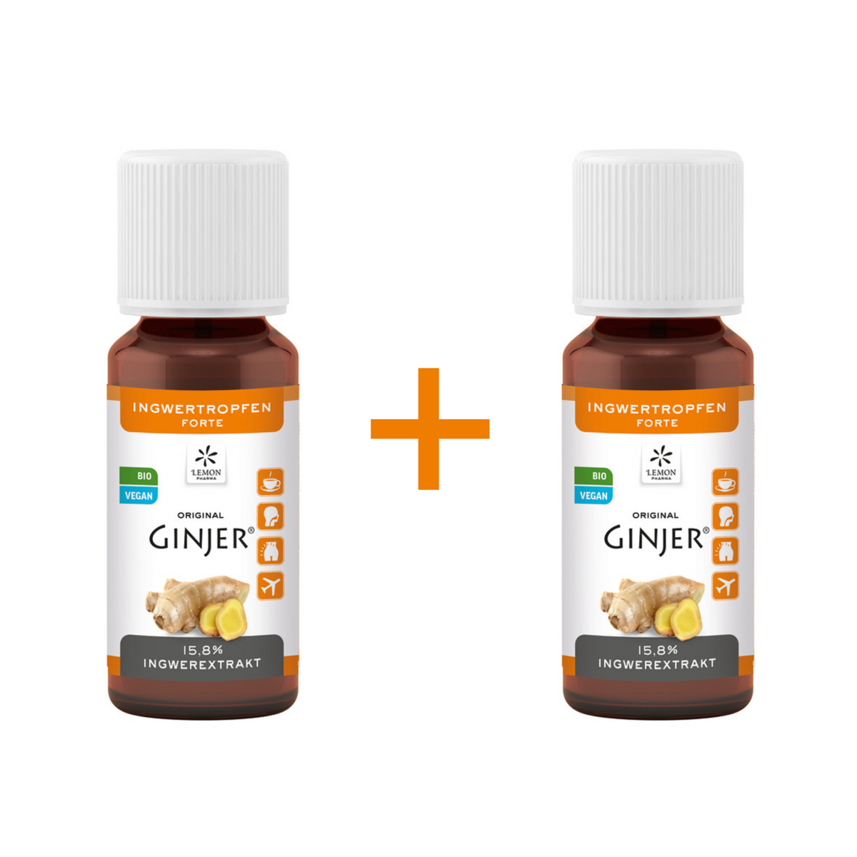 GINJER® Drops Forte 1+1 (40ml) – Lemon Shop
