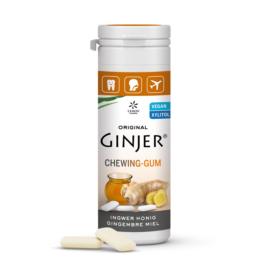 GINJER® ginger chewing gum - honey – Lemon Shop